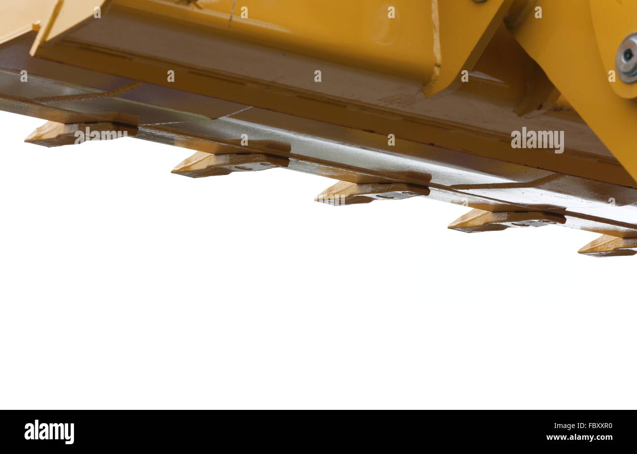 Digger excavator isolated on white background Stock Photo - Alamy