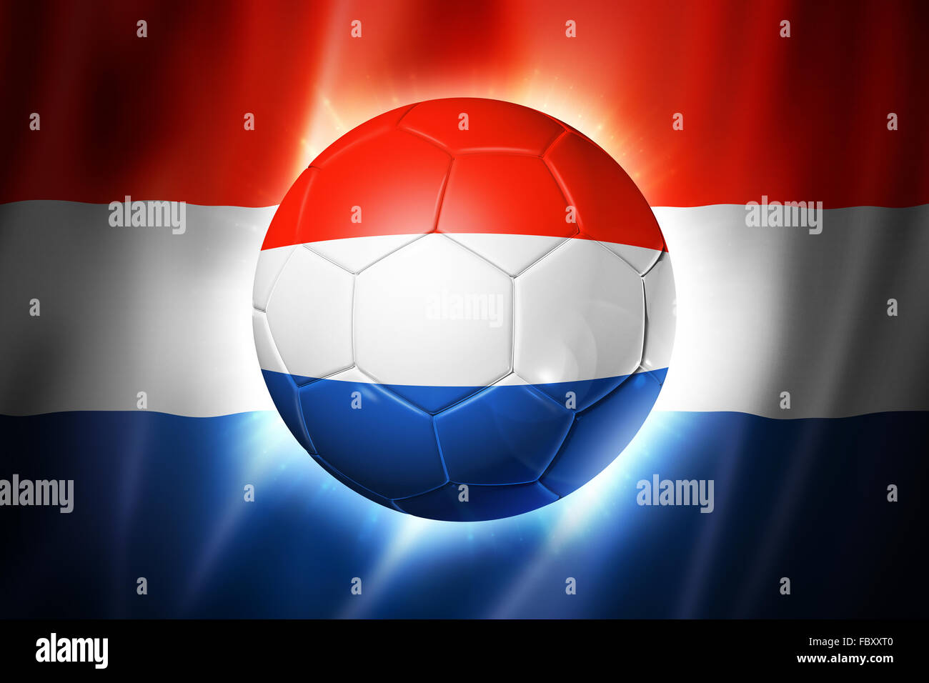 Soccer football ball with Netherlands flag Stock Photo - Alamy
