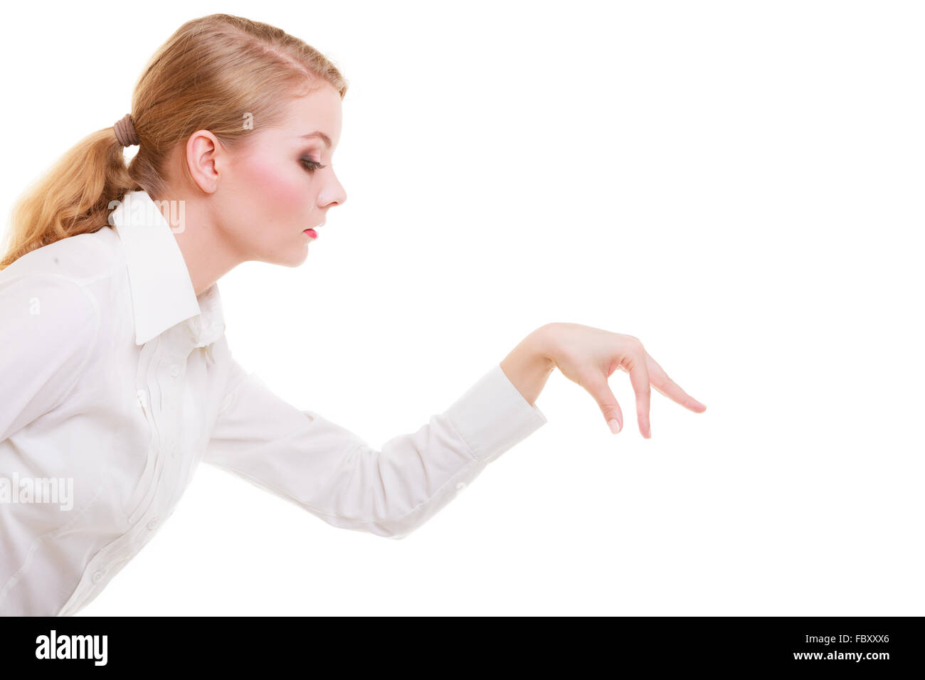 Woman picking something hi-res stock photography and images - Alamy