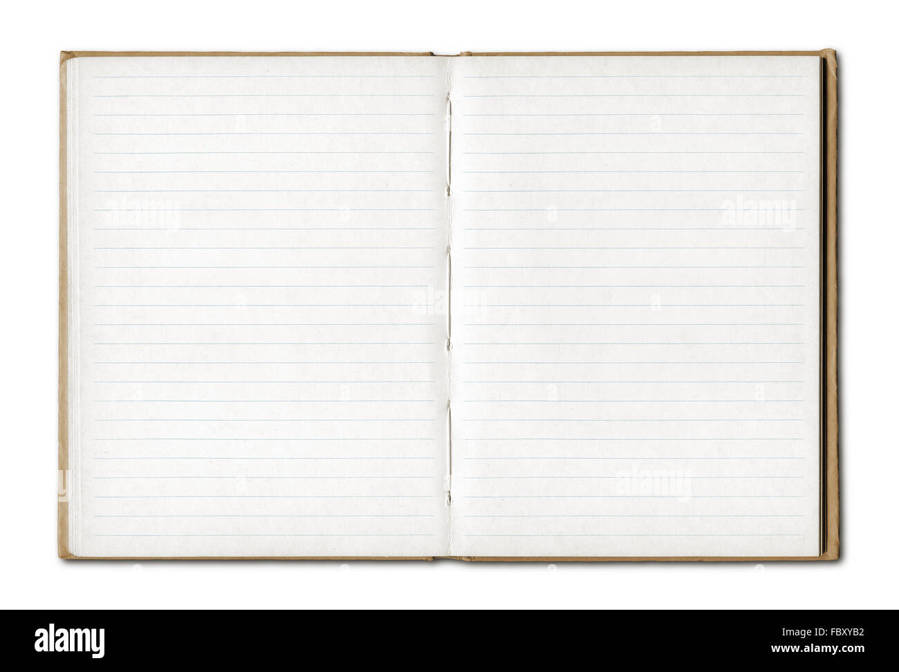 Vintage blank open notebook Stock Photo - Alamy Vintage blank open notebook Stock Photo - Alamy