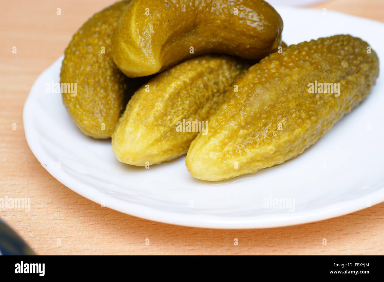 Pickle on plate hi-res stock photography and images - Alamy