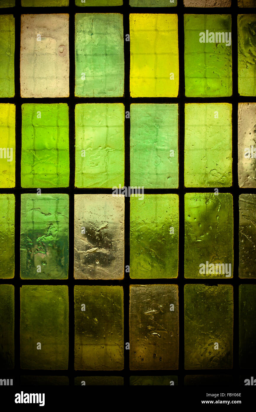 Green Stained Glass Texture