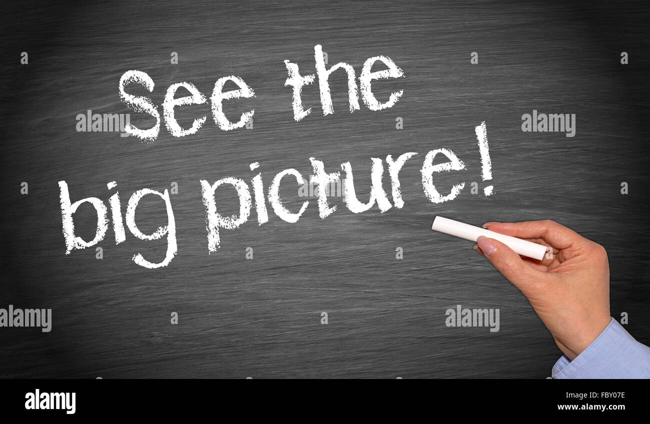 See the big picture ! Stock Photo - Alamy
