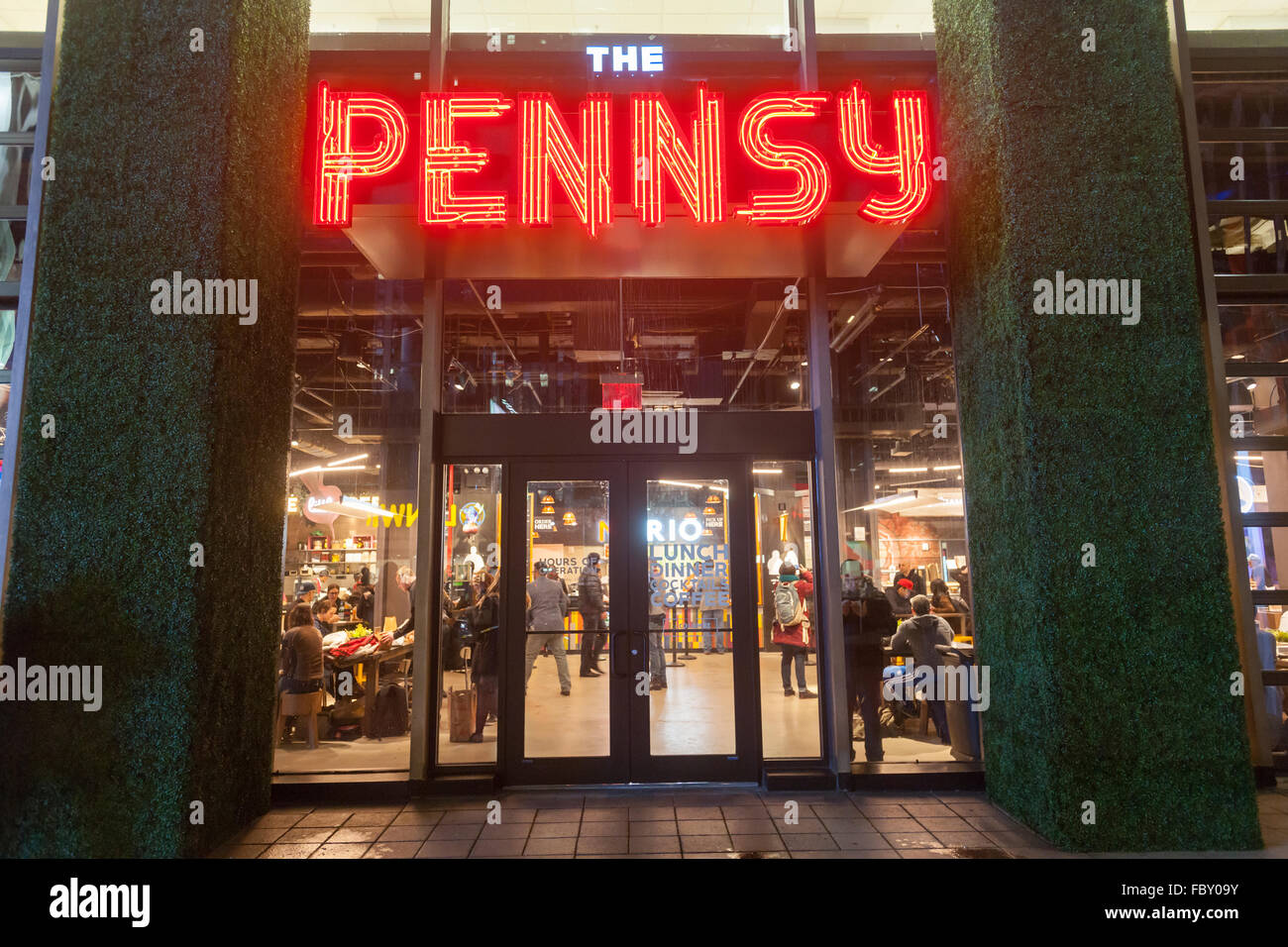 The Pennsy food hall, located above Pennsylvania Station in New York on ...