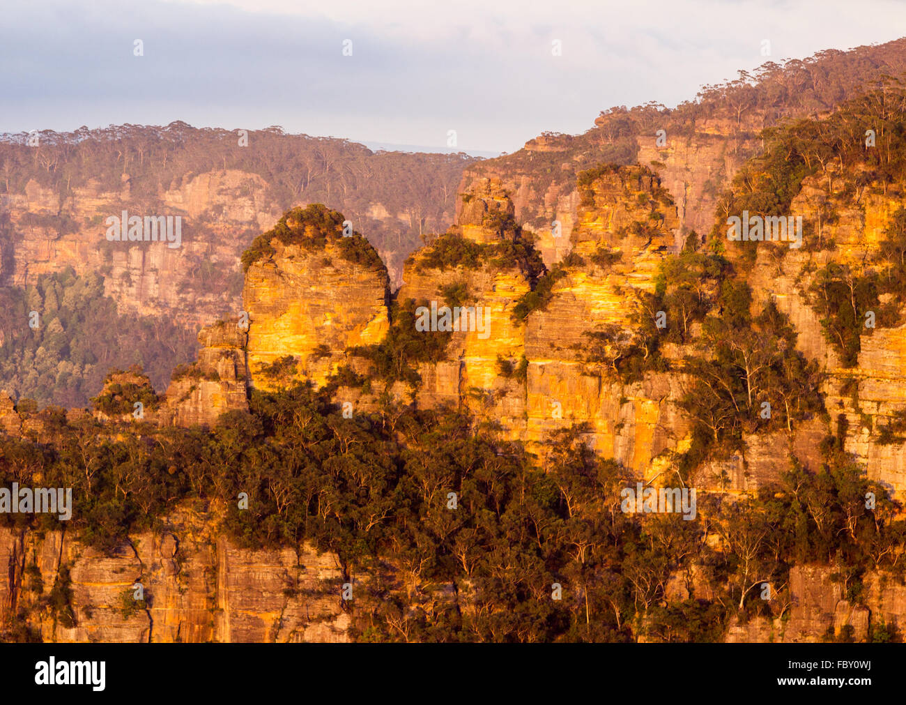 Sunrise from Sublime Point in Blue Mountains Australia Stock Photo - Alamy