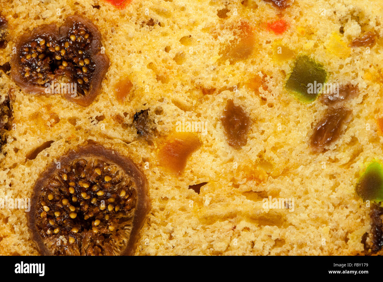 Close up fruit cake stollen as food background Stock Photo - Alamy
