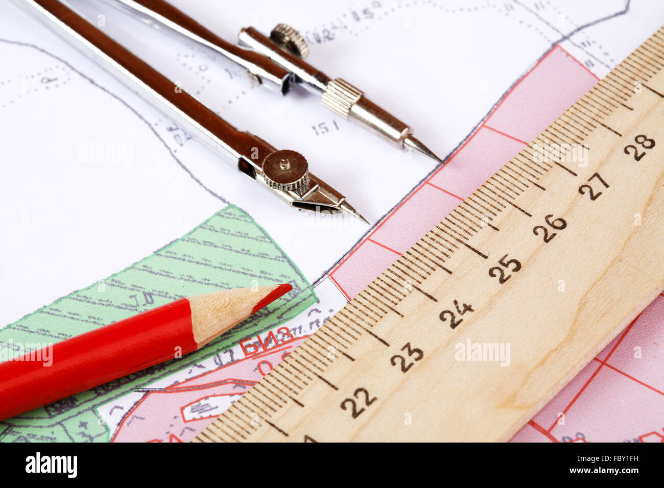 Road map direction line drawing hi-res stock photography and images - Alamy