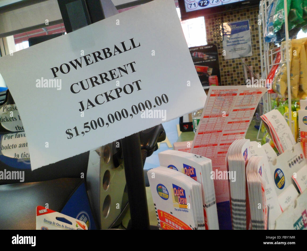Powerball ticket hi-res stock photography and images - Alamy