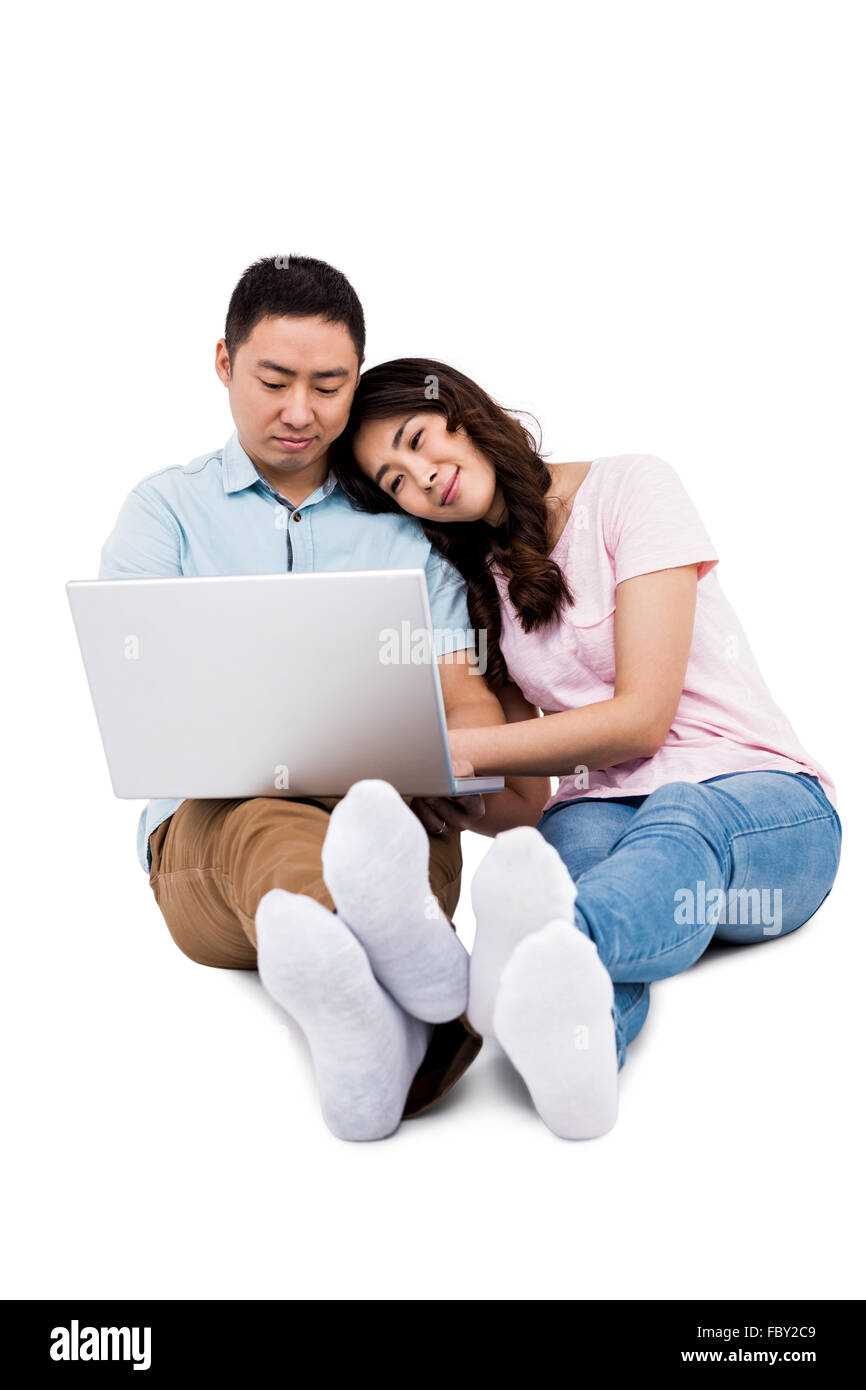 Black woman laptop Cut Out Stock Images & Pictures - Alamy