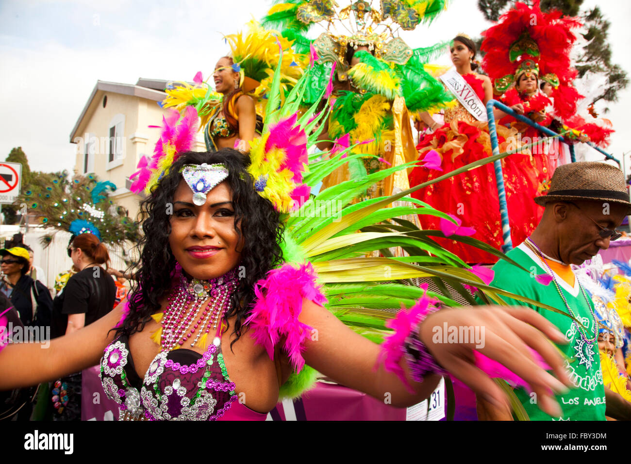 Samba dance float at the 31st ANNUAL Kingdom Day Parade (honoring the ...