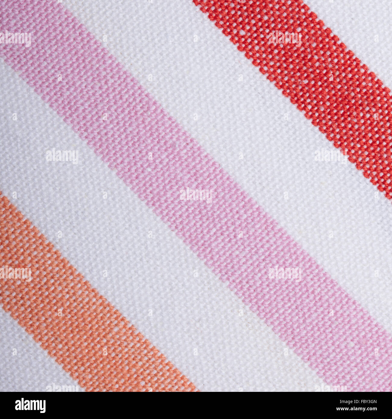 Closeup of colorful striped textile as background or texture Stock ...