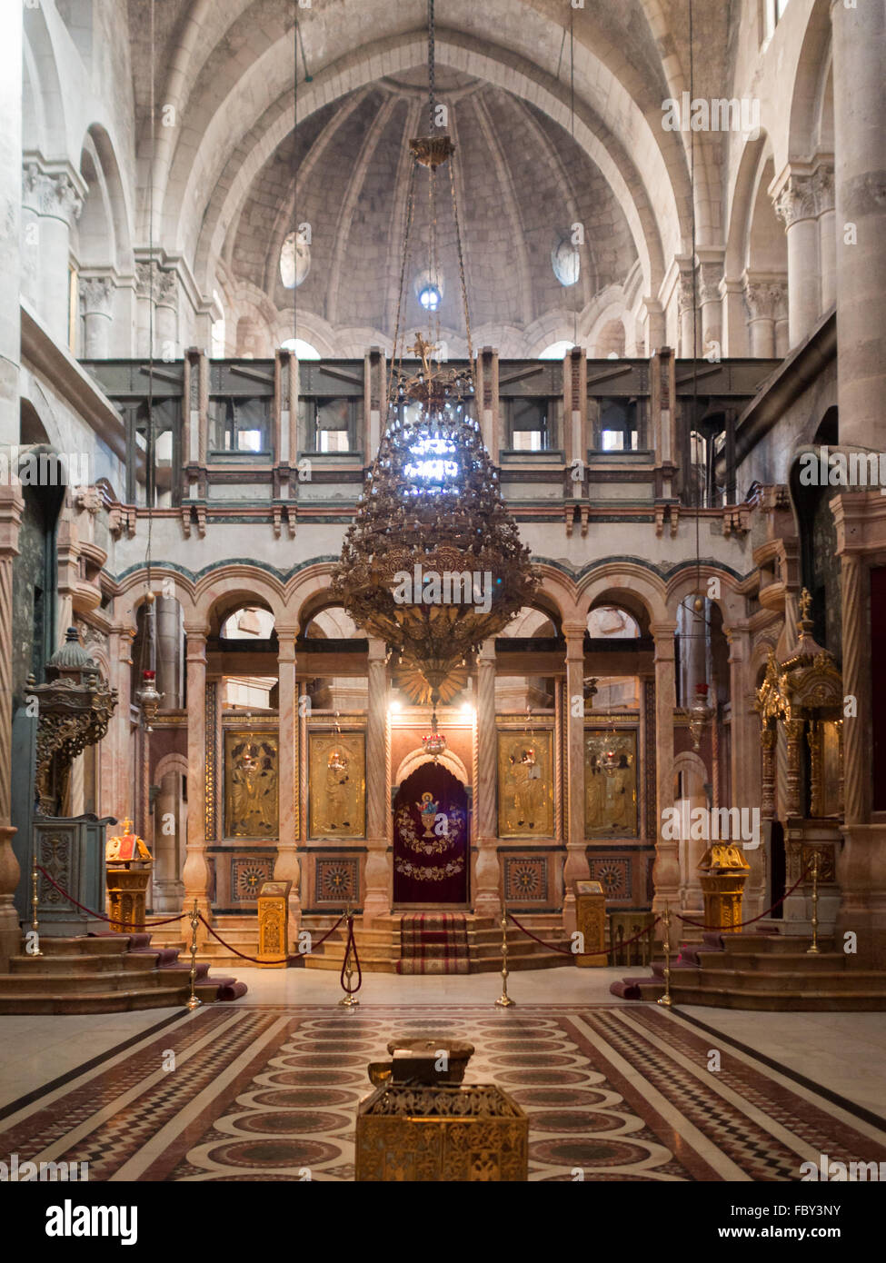 Greek Choire, Church of the Holy Sepulcher Stock Photo - Alamy
