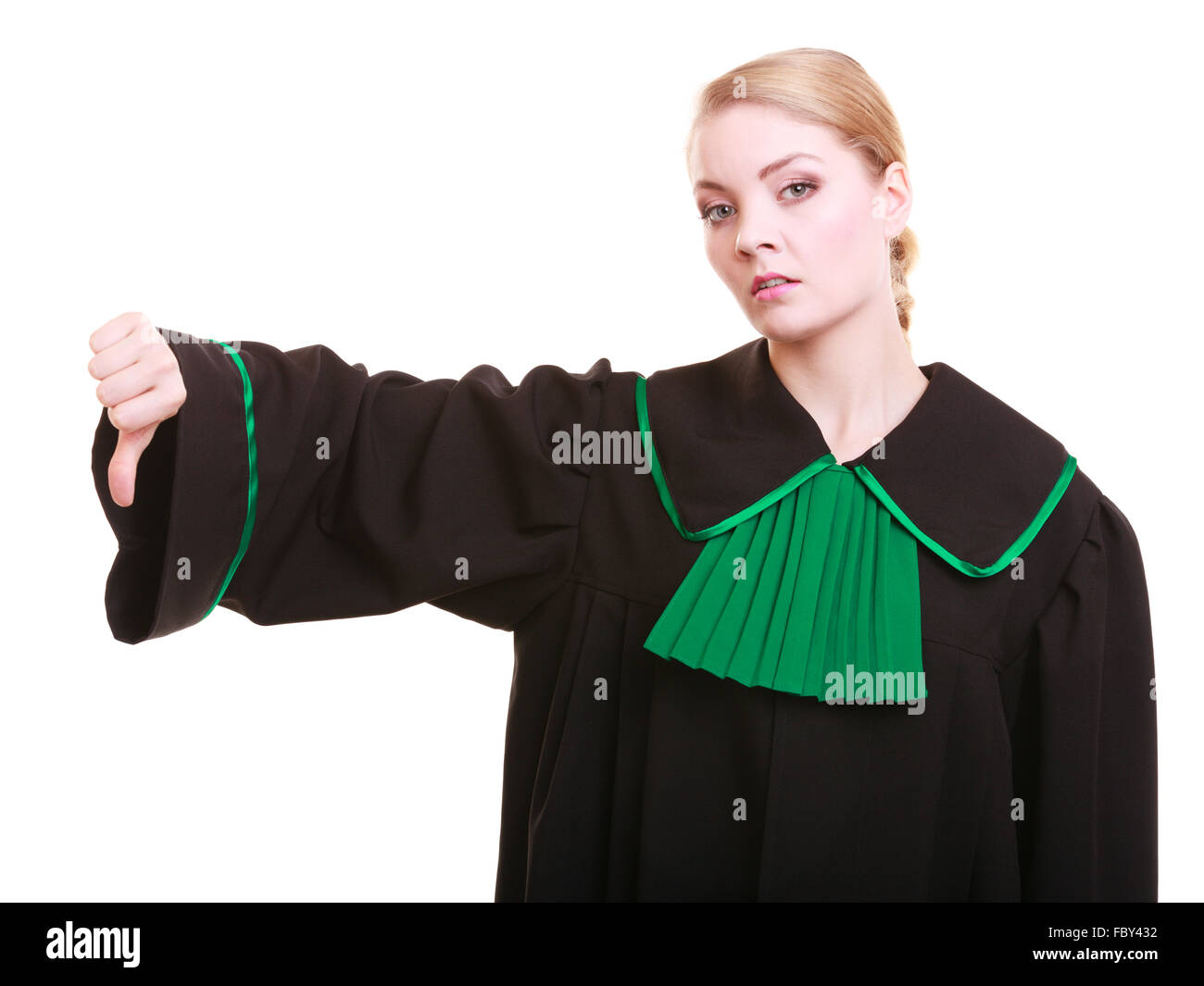 Court hand gesture no hi-res stock photography and images - Alamy