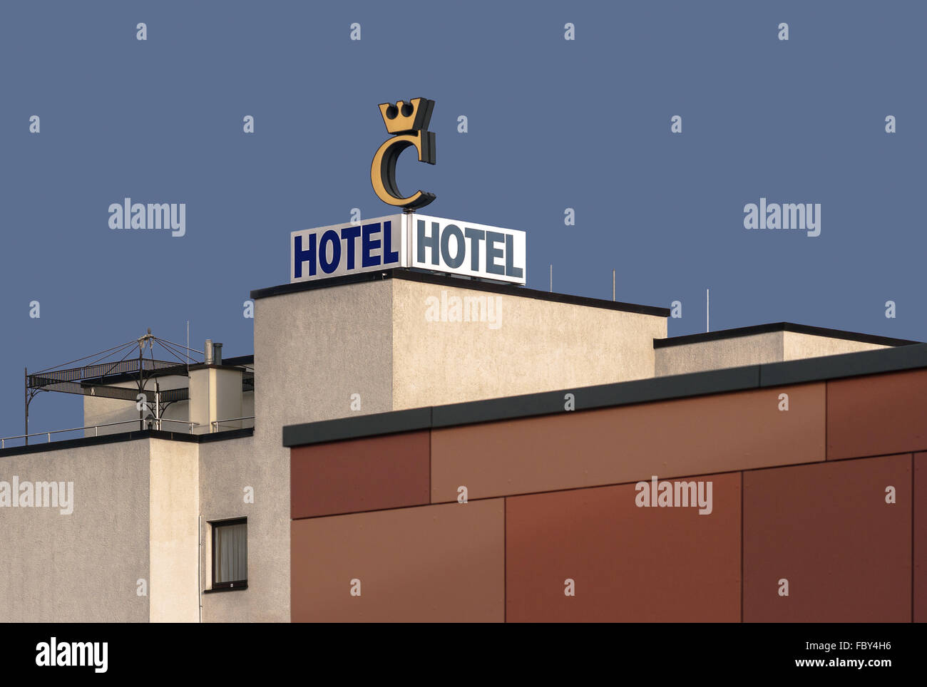 Hotel roof hi-res stock photography and images - Alamy