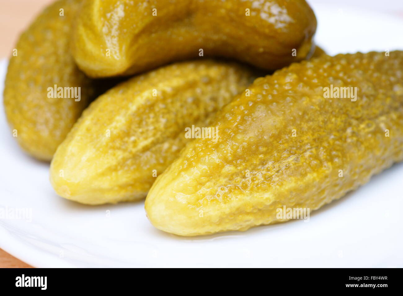 Pickle on plate hi-res stock photography and images - Alamy