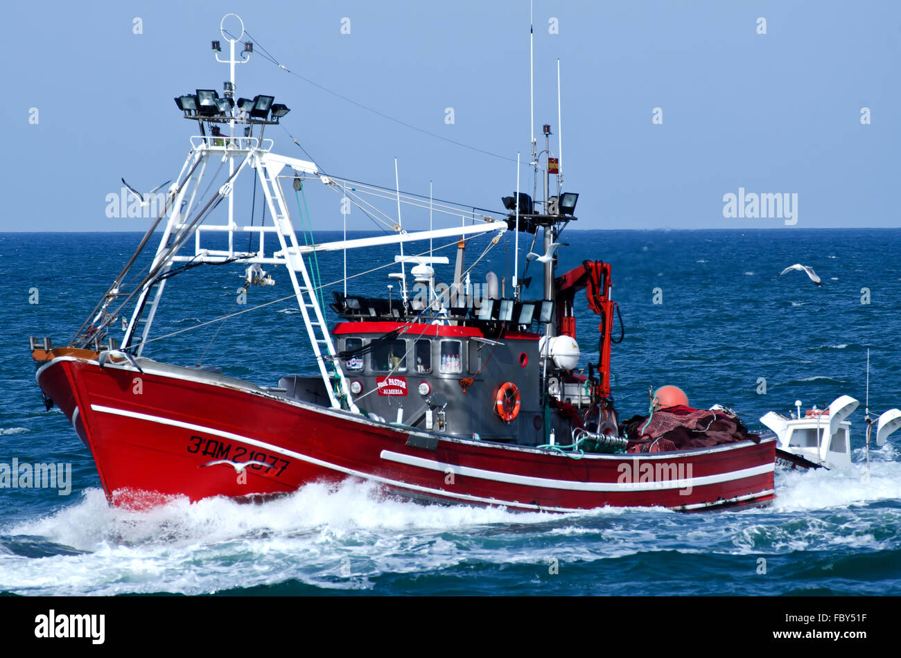 Back of fishing boat hi-res stock photography and images - Alamy