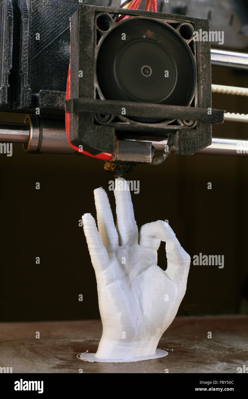 3d printing hand hi-res stock photography and images - Alamy