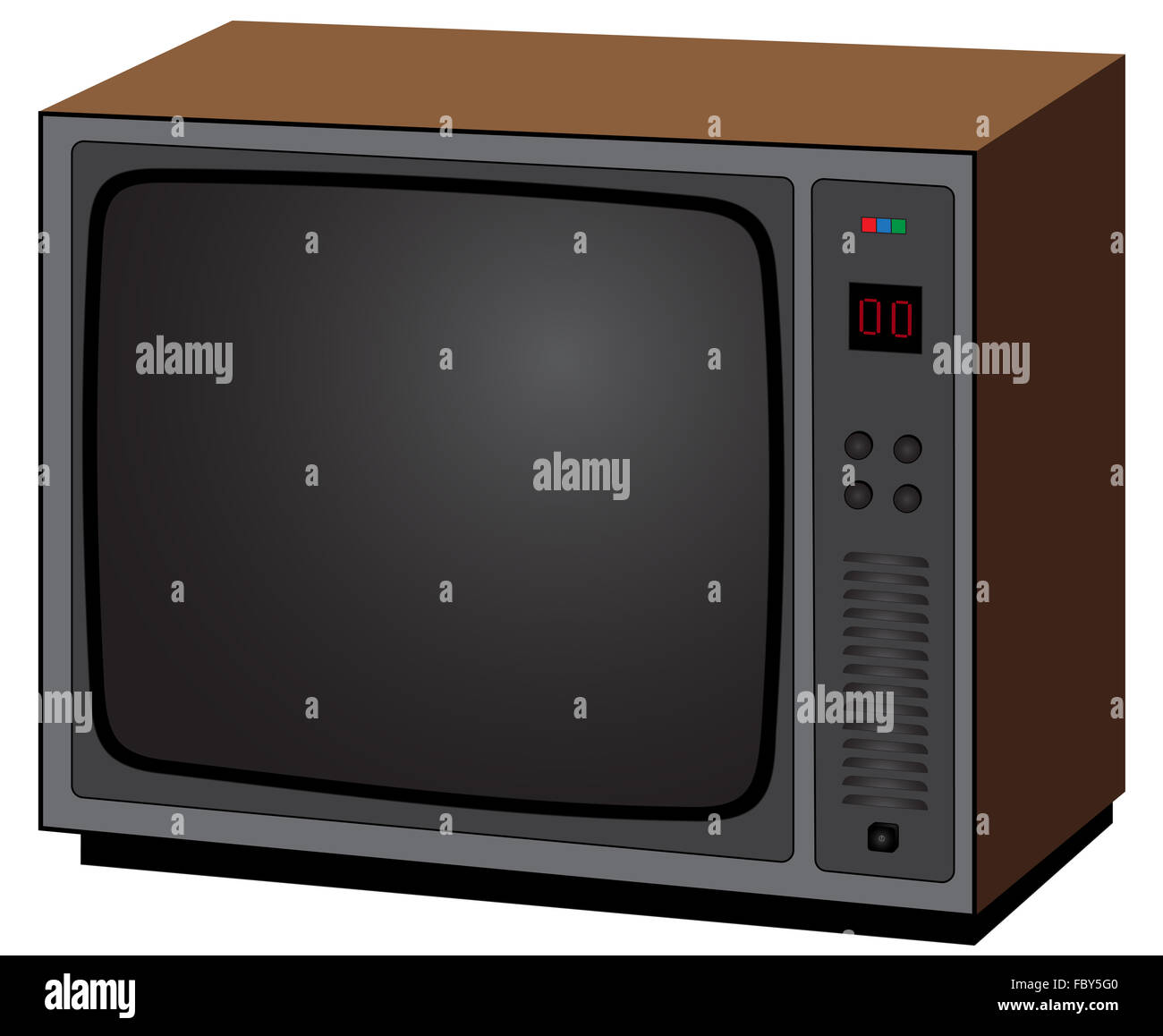 Old crt tv hi-res stock photography and images - Alamy