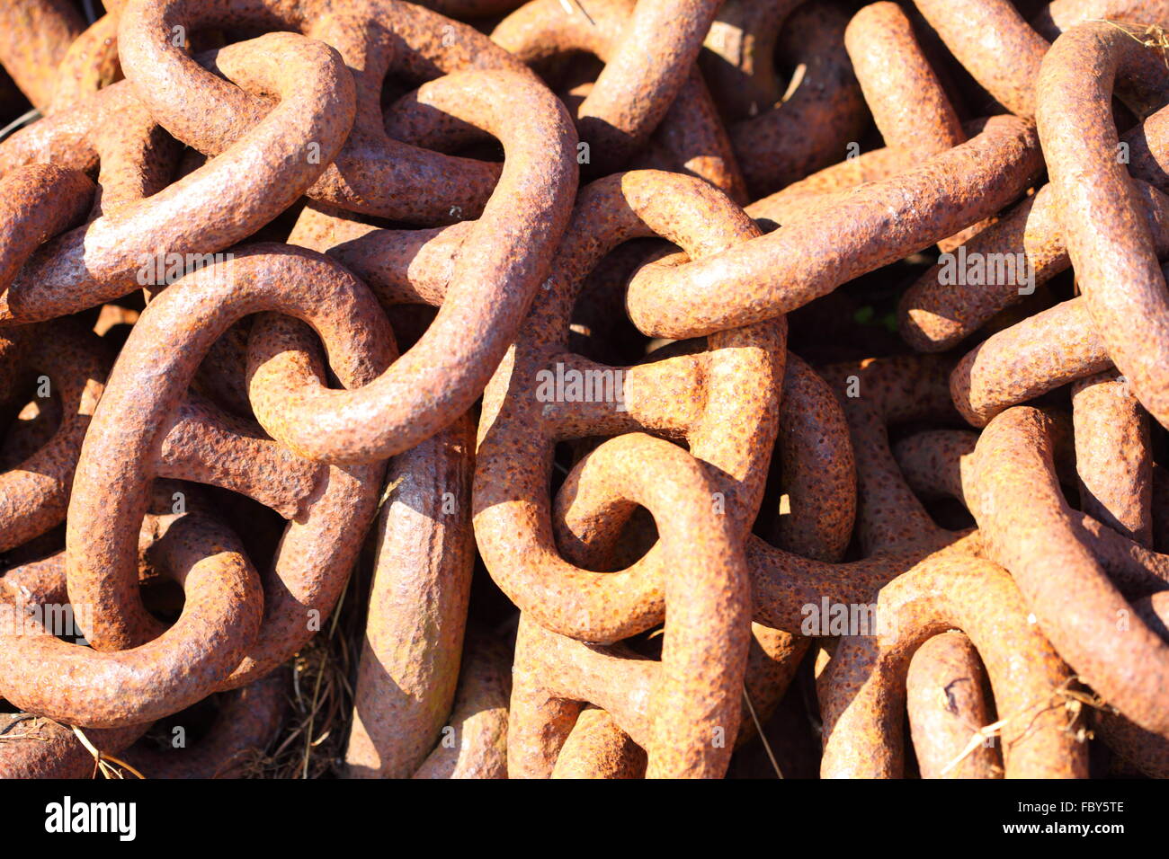 Large steel chain link hi-res stock photography and images - Alamy