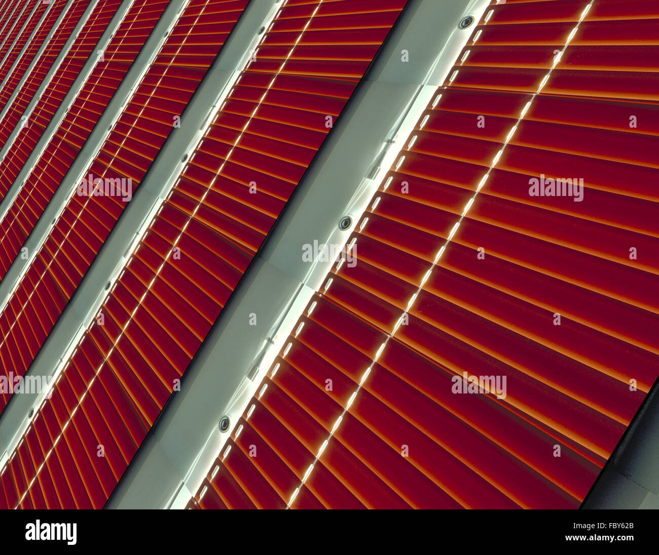 Tiled background - shutter in red Stock Photo - Alamy