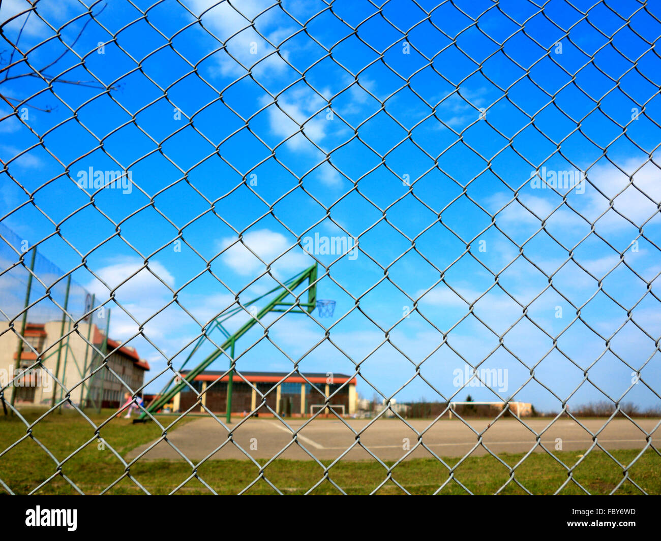Steel basketball hoop hi-res stock photography and images - Alamy