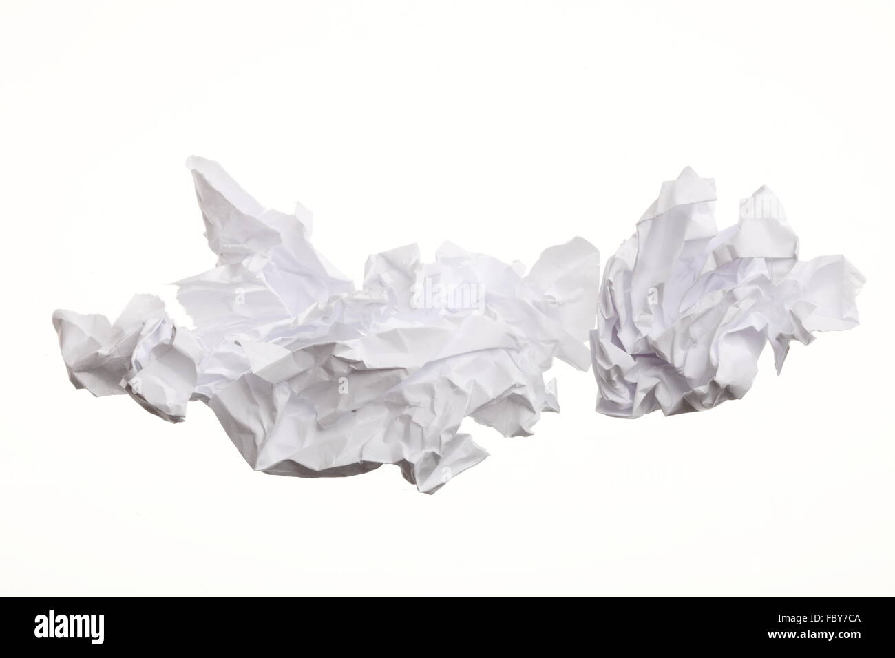 Close up of crumpled paper ball hi-res stock photography and images - Alamy