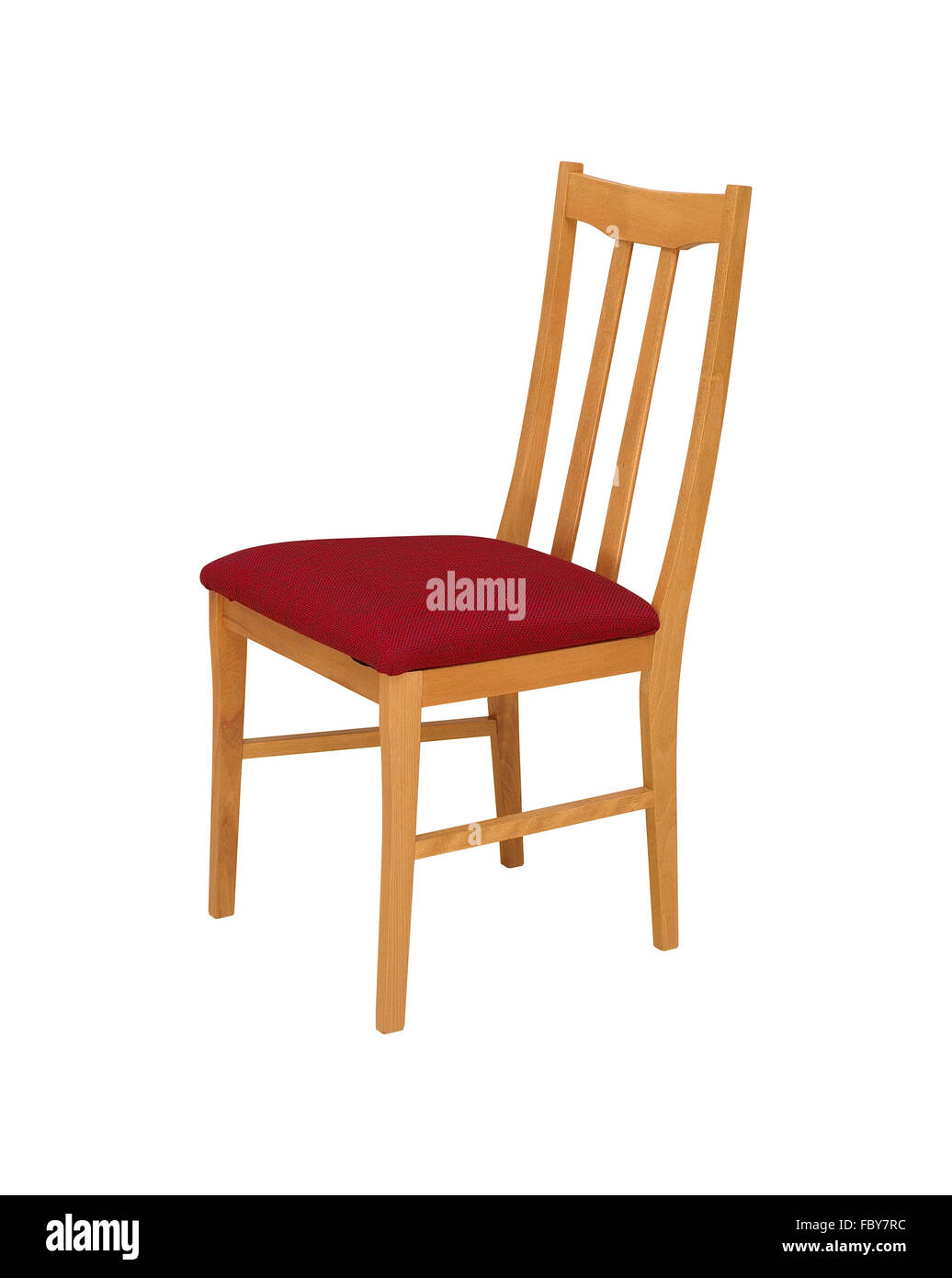 Wooden chair isolated on white background with clipping path Stock ...