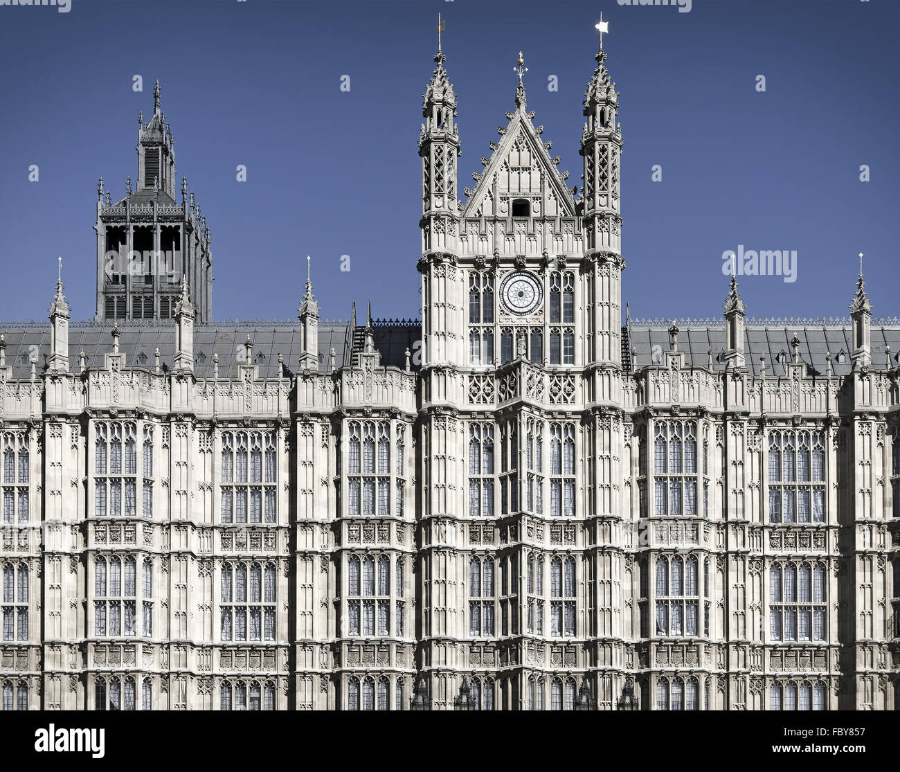 Westminster palace facade hi-res stock photography and images - Alamy