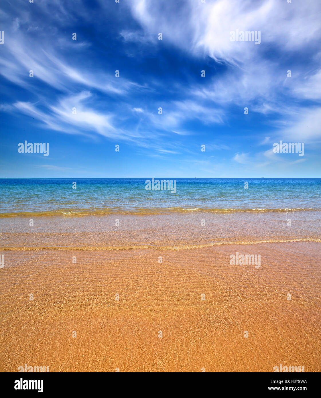 beautiful beach landscape Stock Photo - Alamy