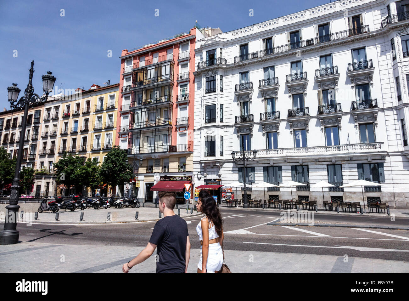 Madrid spain people walking in hi-res stock photography and images - Alamy