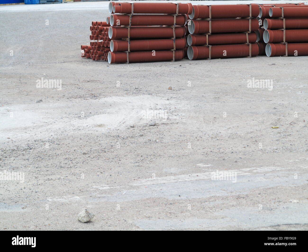 Industrial concrete pipe building construction hi-res stock photography ...