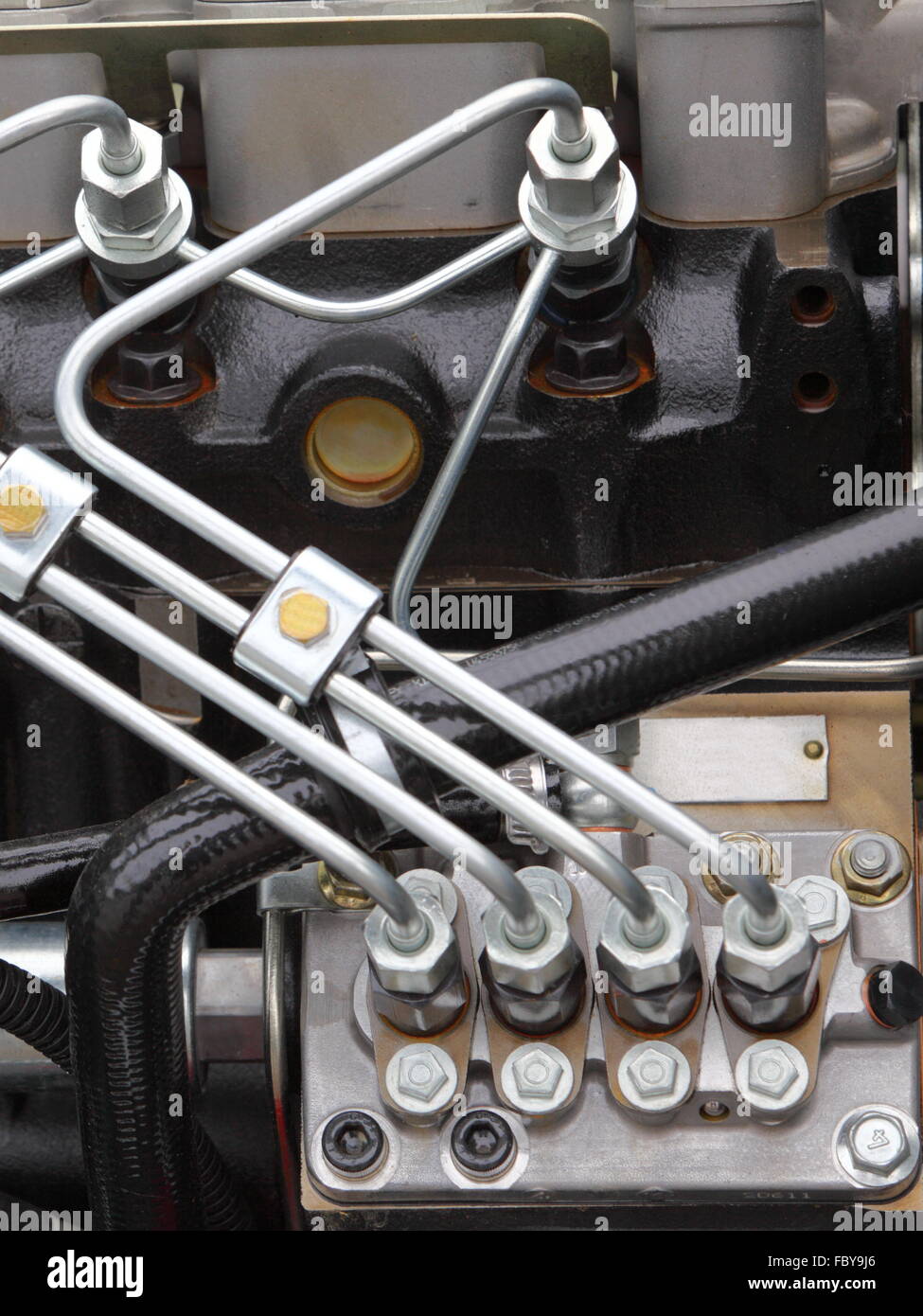 diesel engine detail Stock Photo - Alamy
