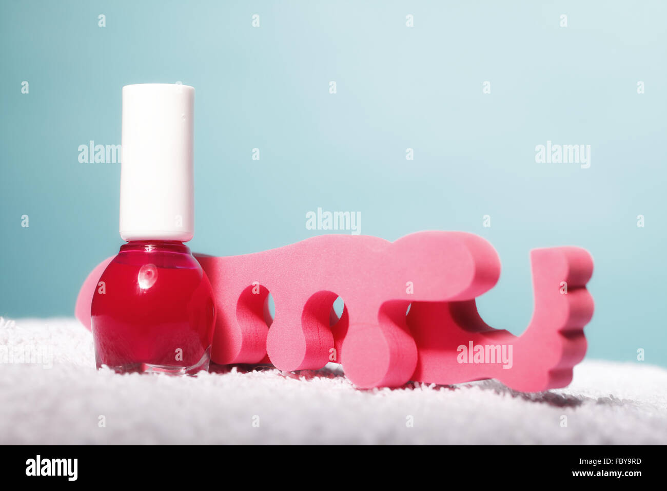 Red Toe Nail Polish Stock Photos & Red Toe Nail Polish Stock Images - Alamy