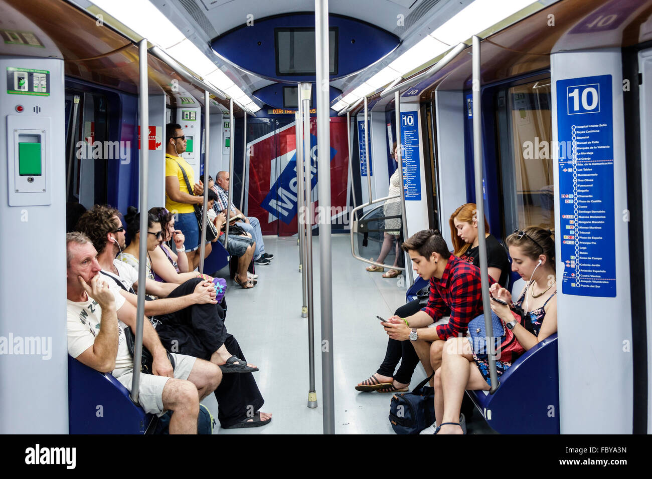 Interior of passenger train hi-res stock photography and images - Alamy
