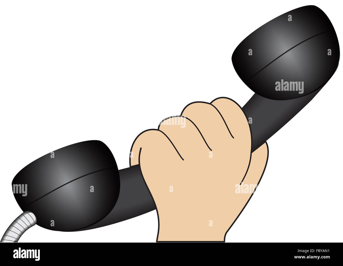 Telephone handset hi-res stock photography and images - Alamy