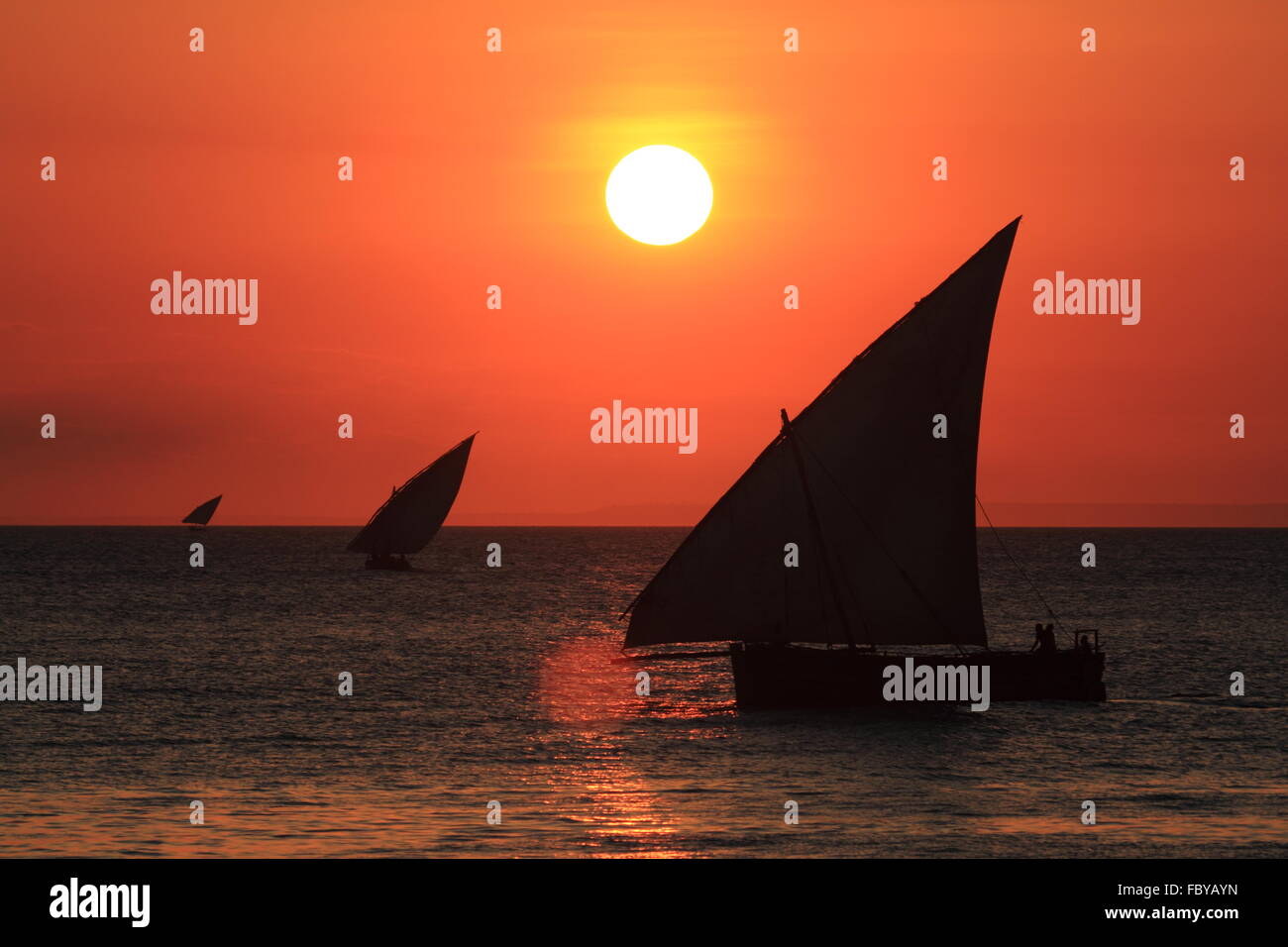 Sunset at zanzibar hi-res stock photography and images - Alamy