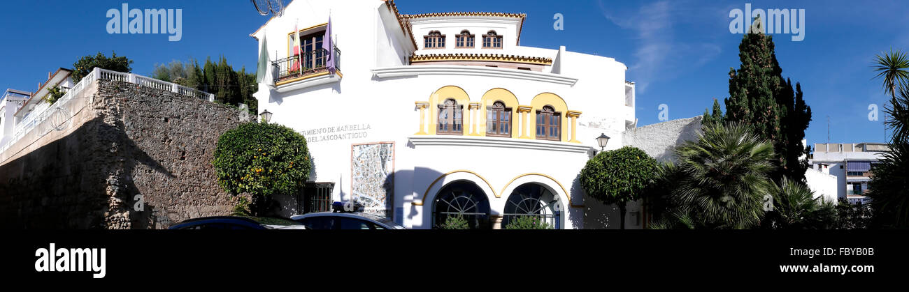 Moorish Arab Castle and Fortifications in Marbella on the Costa del Sol ...