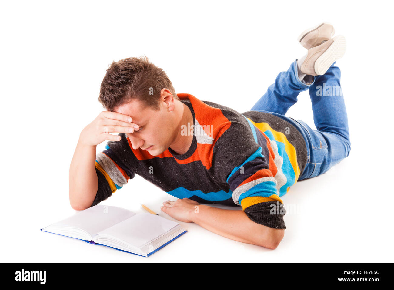 College student thinking hard Cut Out Stock Images & Pictures - Alamy College student thinking hard Cut Out Stock Images & Pictures - Alamy