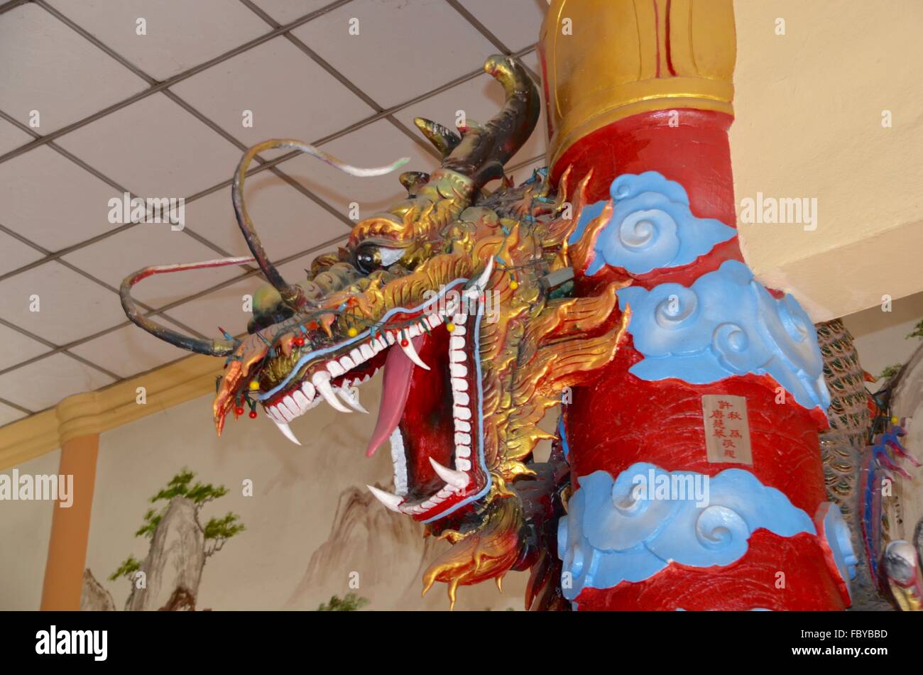 Dragon Chinese temple Chiang Rai Stock Photo - Alamy