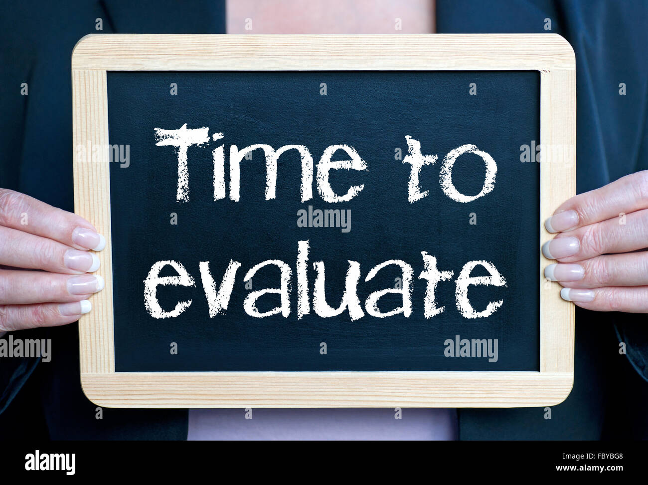 Time to evaluate Stock Photo - Alamy