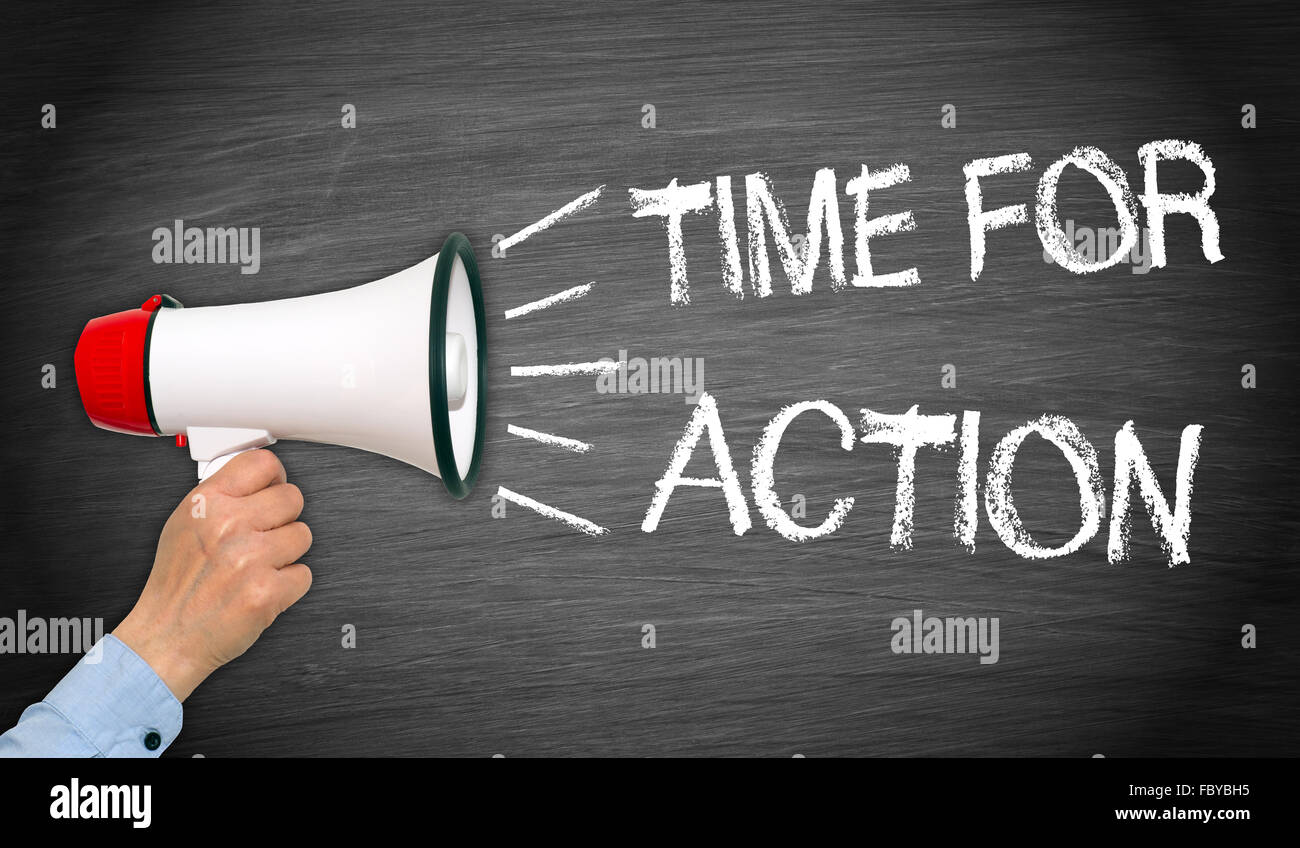Time for action Stock Photo - Alamy