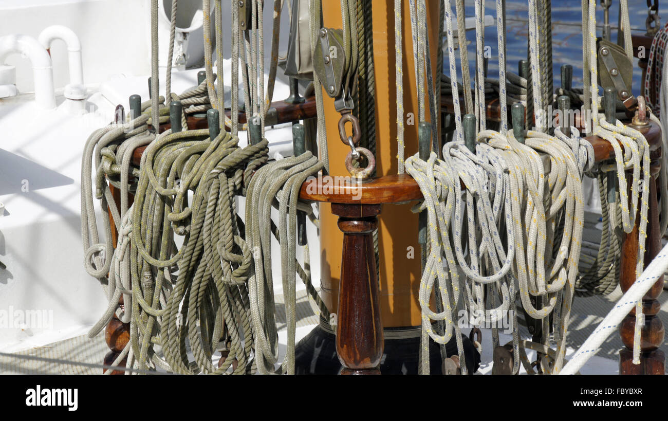 Sailing Vessel Close-up Stock Photo - Alamy