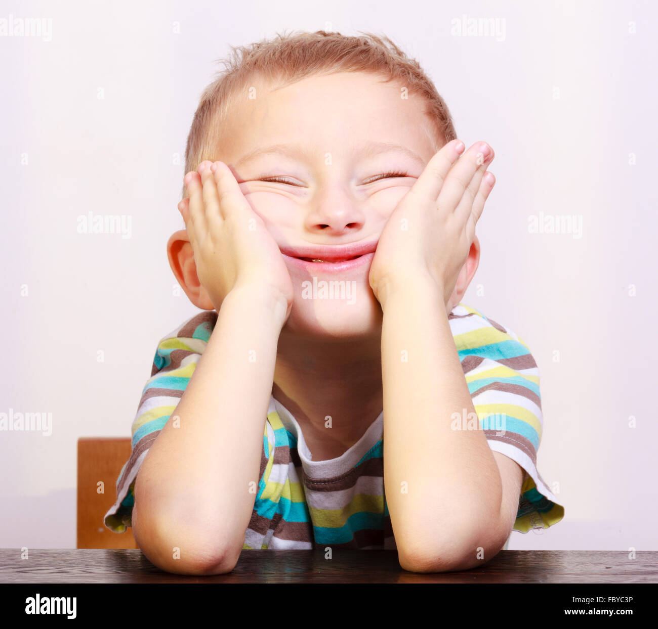 Boy making fun hi-res stock photography and images - Alamy