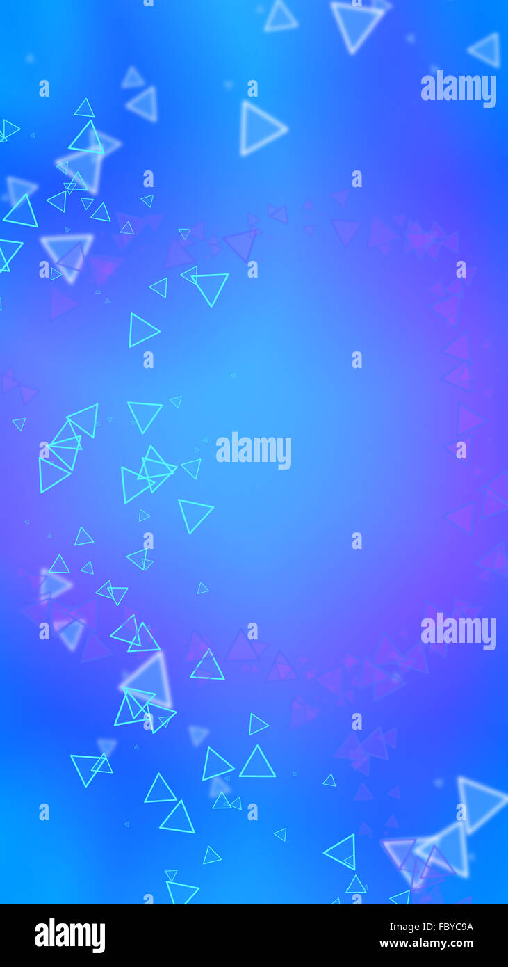 Mobile Background with triangles Stock Photo - Alamy