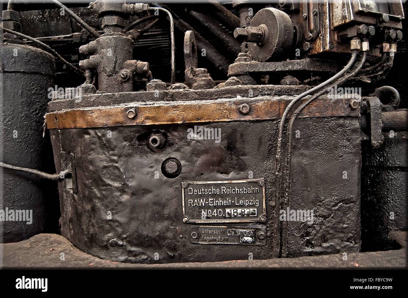 Steam Locomotive Detail Stock Photo - Alamy