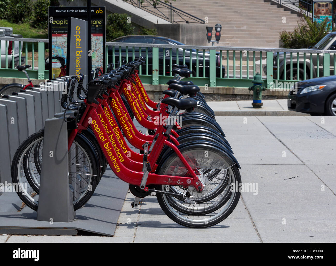 Red bikes hi-res stock photography and images - Alamy