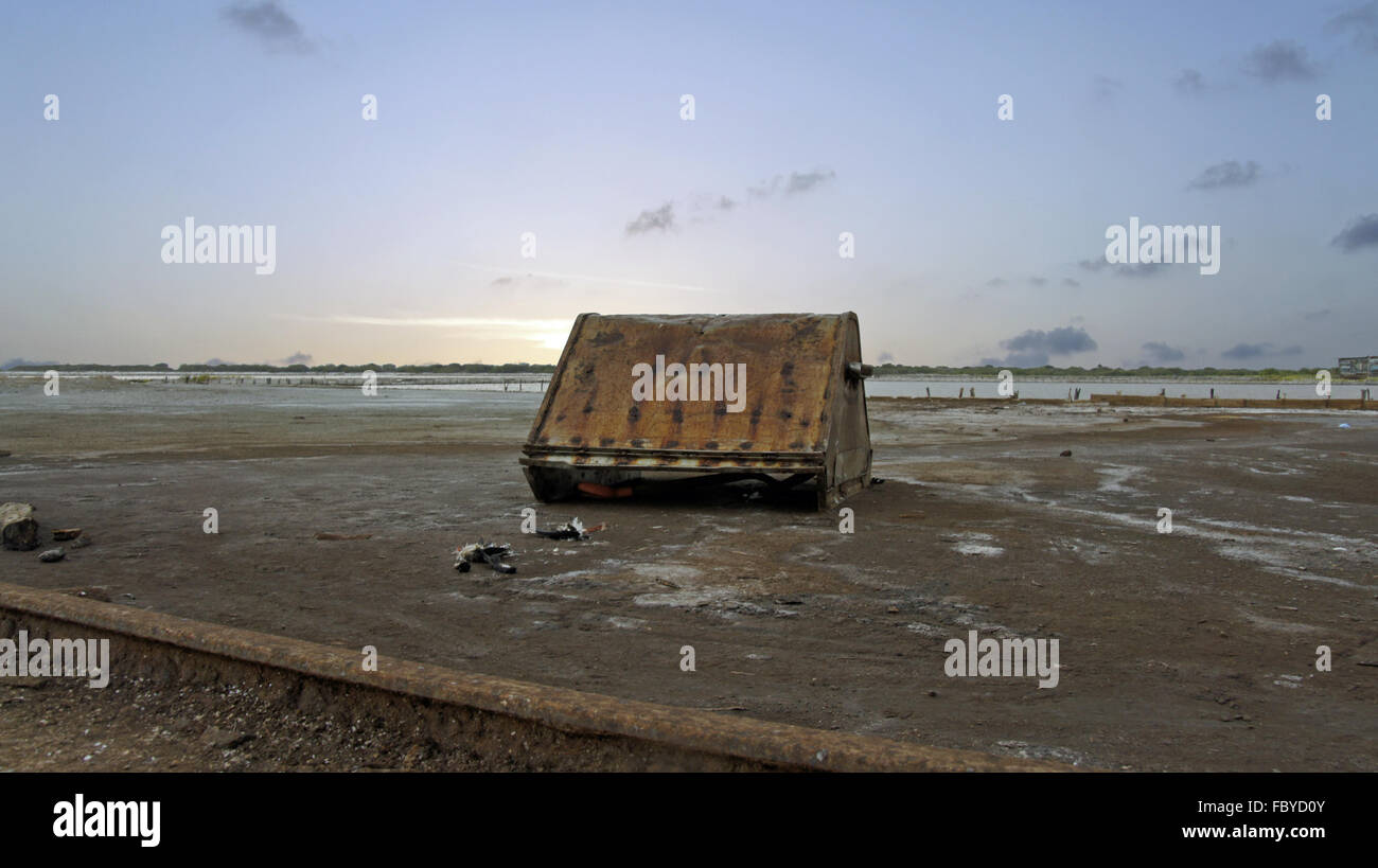 caribbean salt refinery Stock Photo - Alamy