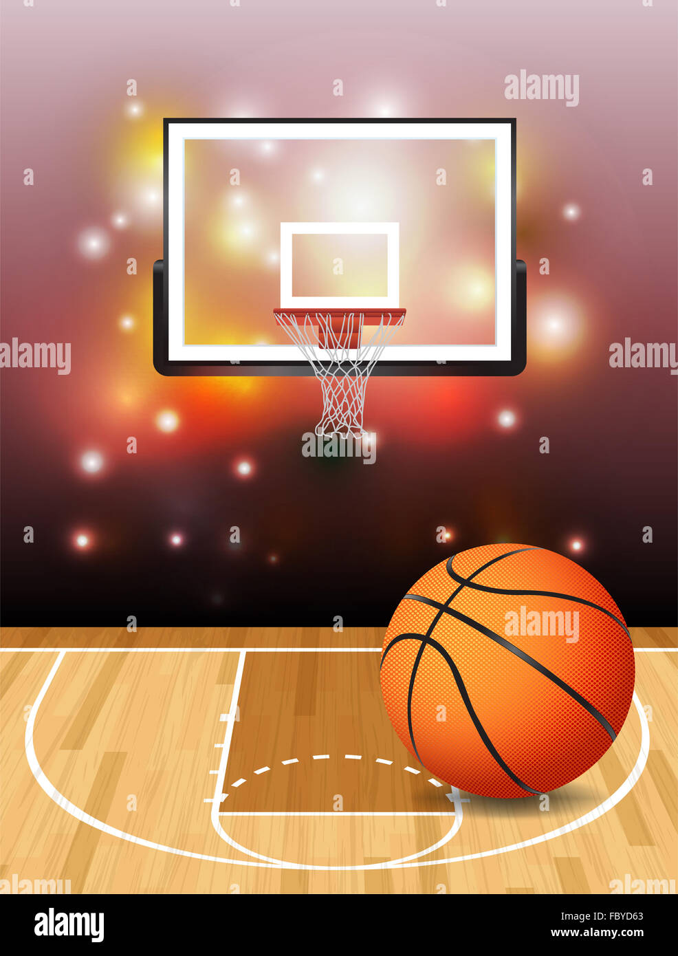 Basketball illustration. Vector EPS 10 available. EPS contains ...