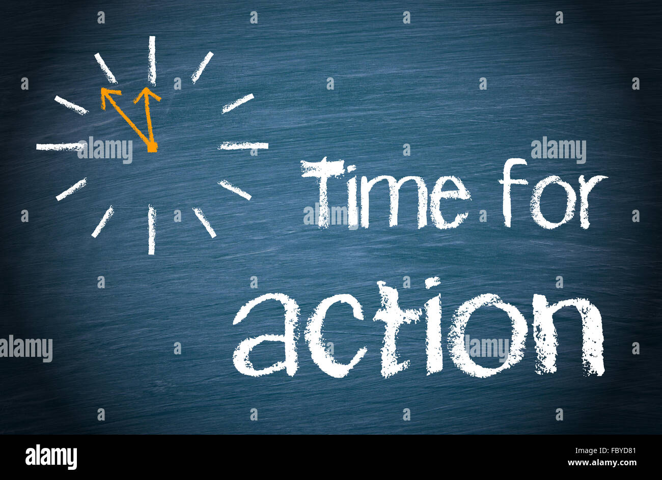 Time for action Stock Photo - Alamy