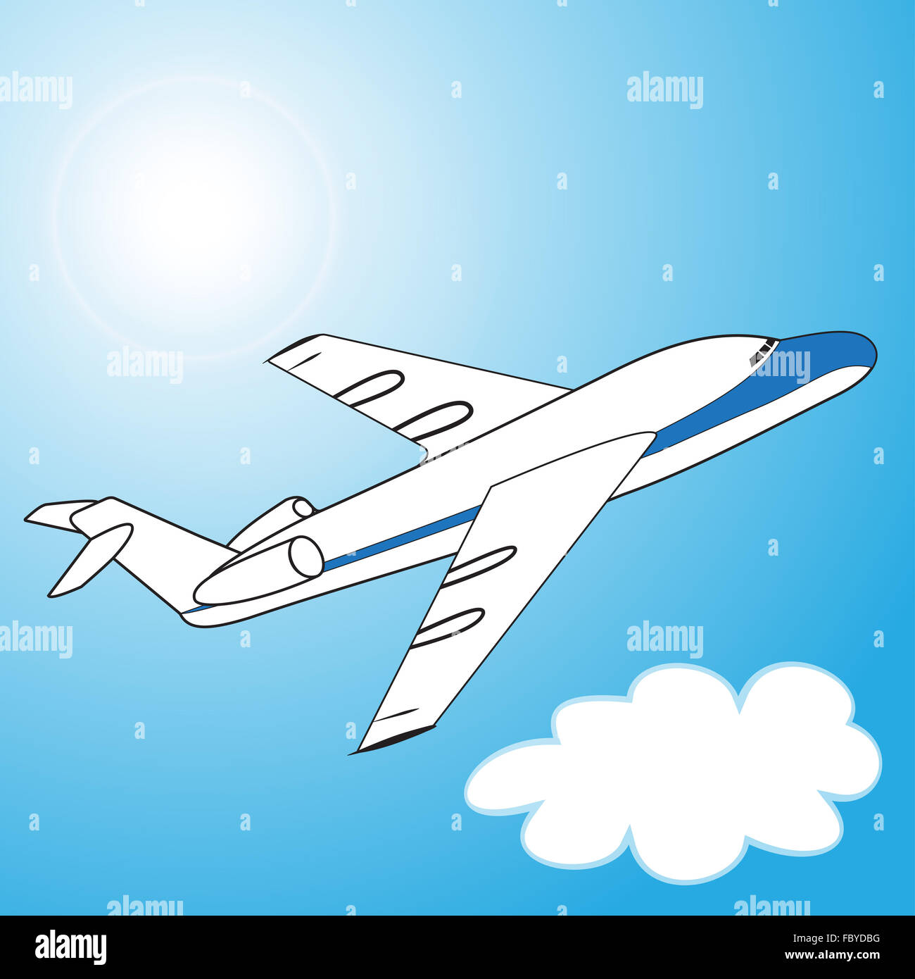Cloud shaped plane hi-res stock photography and images - Alamy